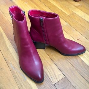 Circus by Sam Edelman | Shoes | Red Ankle Boots | Poshmark